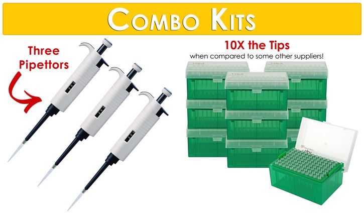 Pipettor Kit, Combo Kit #1 – LabCloud Plus+