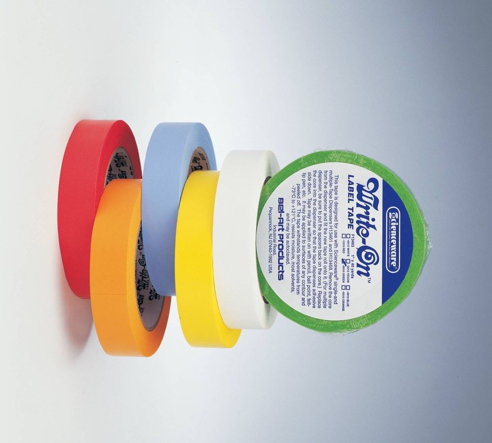 WRITE ON LABEL TAPE,40YD,YELLOW,1/2",6PK – LabCloud Plus+
