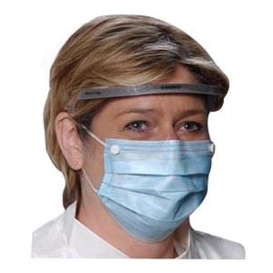 Combo Tie Mask w/Snap-On Shield, Blue 7" (CS 100) – LabCloud Plus+